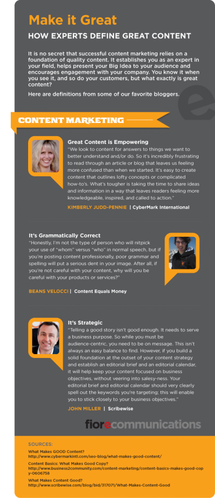 What Makes Great Content Great?