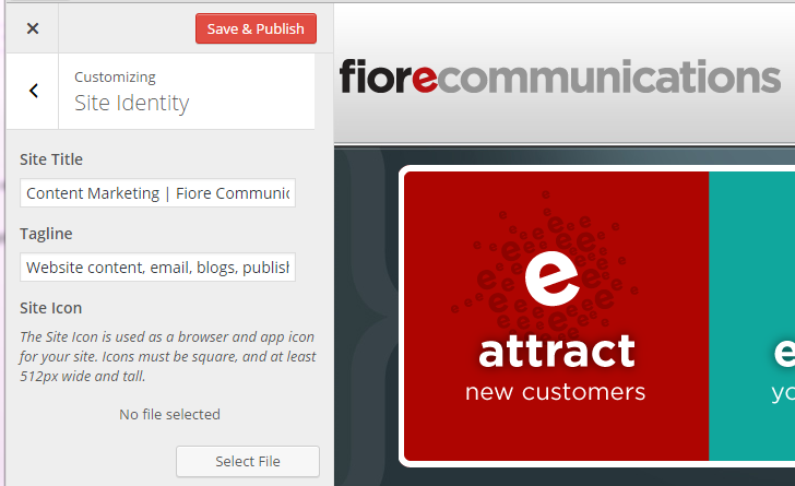 How to Create and Add a Favicon | Fiore Communications